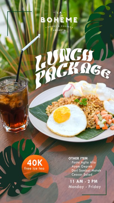 Lunch Package La Boheme Jakarta